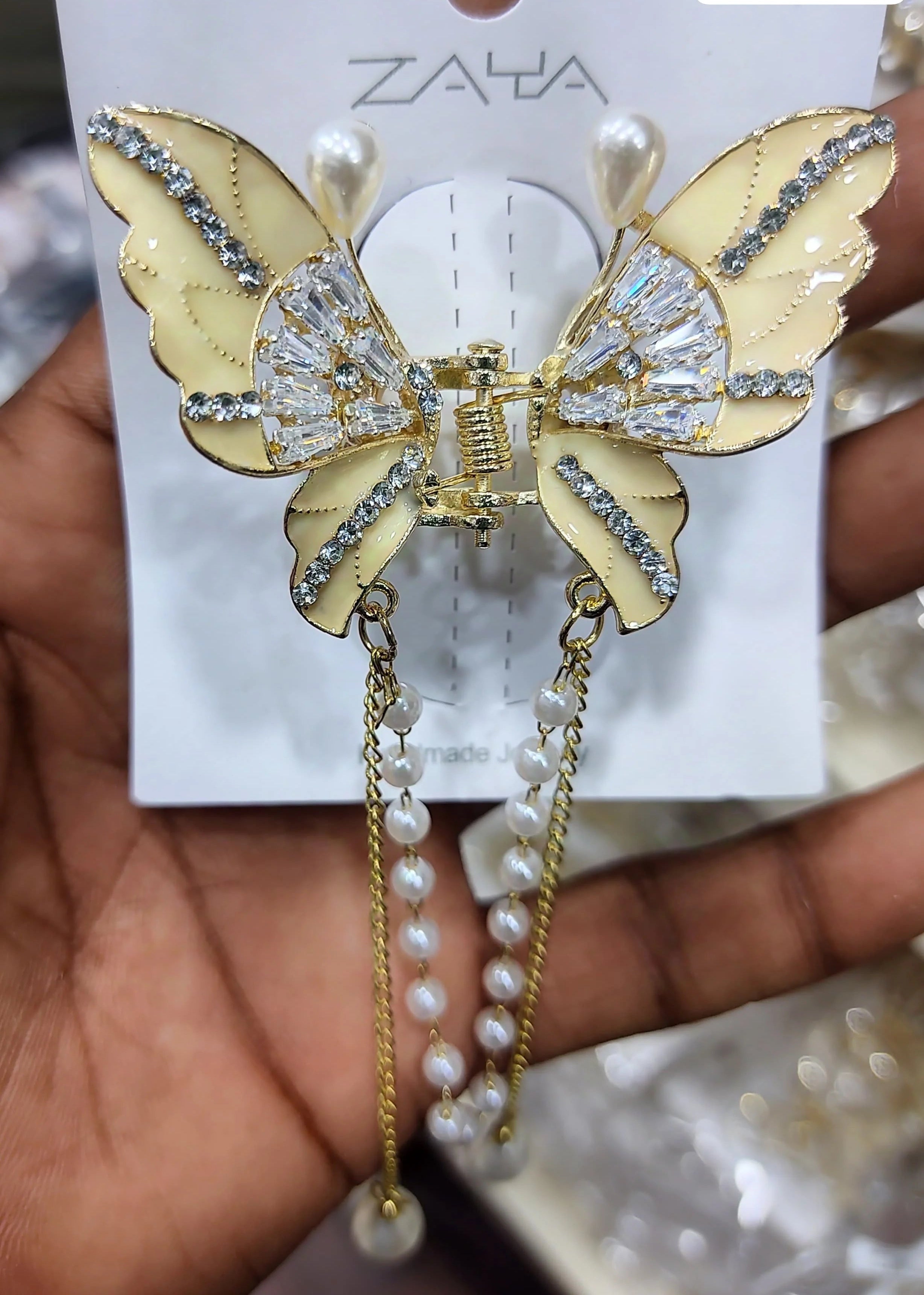 Buy alamodey Women Embellished Butterfly Claw – Dainty Desire